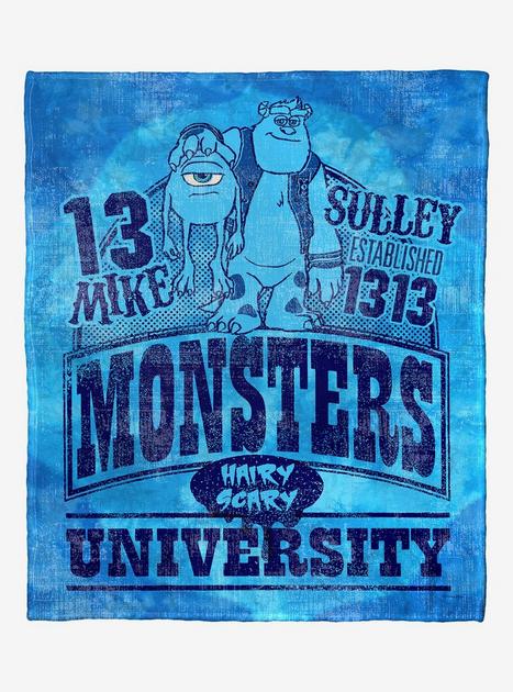 Disney Pixar Monsters Inc. Vintage Monsters Throw Blanket | Hot Topic