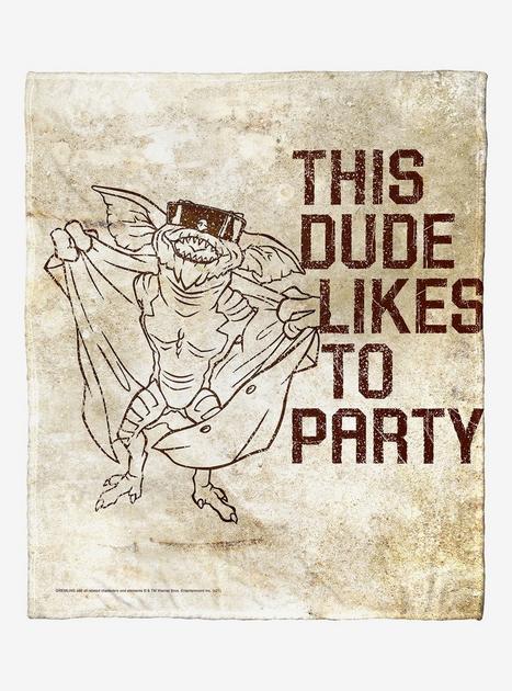 Gremlins Party Animal Silk Touch Throw Blanket | Hot Topic