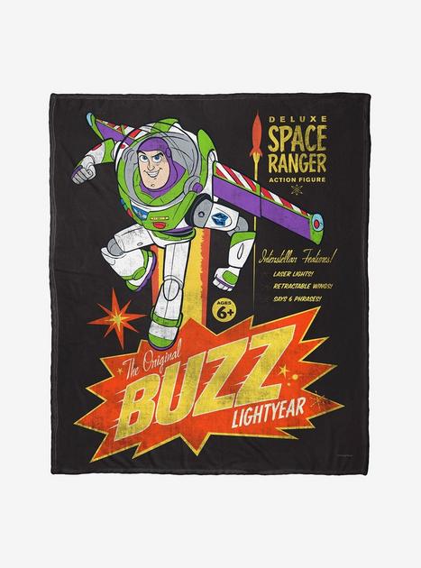 Disney Pixar Toy Story Vintage Buzz Throw Blanket | BoxLunch