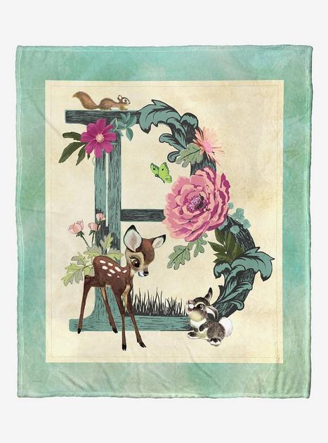 Disney Bambi 80th Celebration B Is For Bambi Blanket Boxlunch