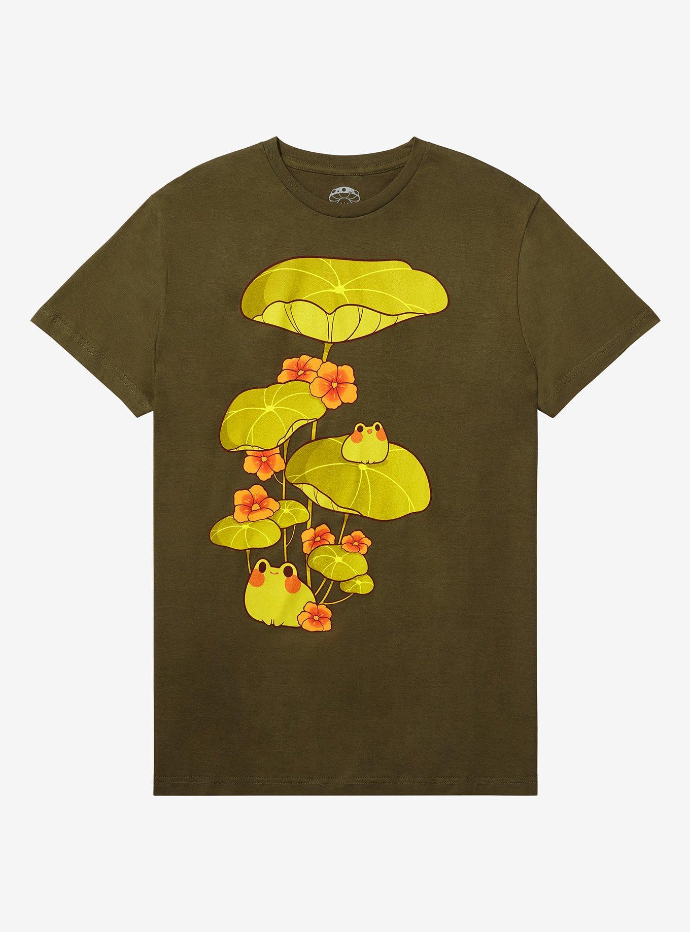 Chibi Frog Lilypad T-Shirt By Rihnlin | Hot Topic