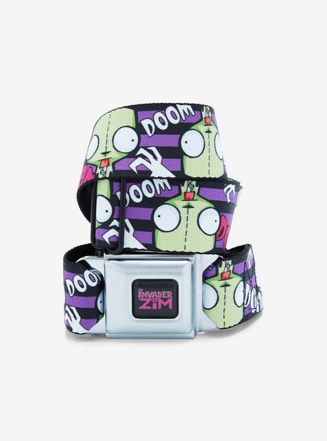 Buckle-Down Invader Zim Checkered Seat Belt Belt | Hot Topic
