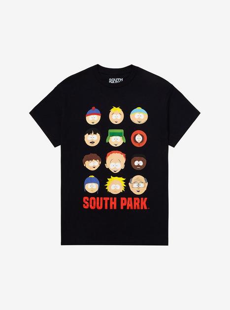South Park Faces Grid T-Shirt | Hot Topic
