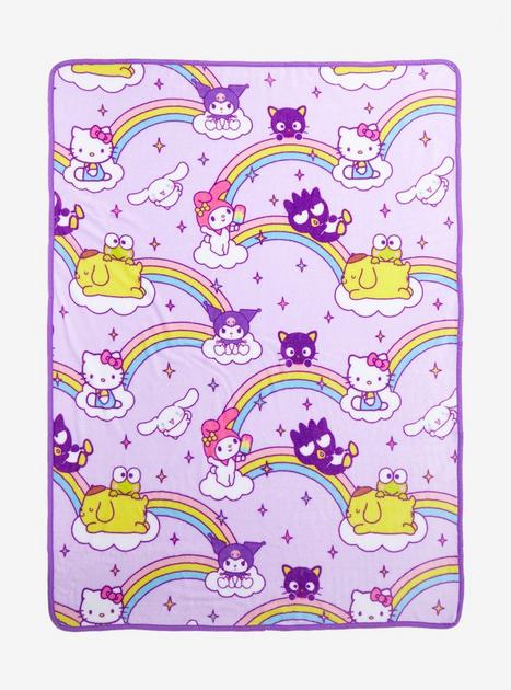 Hello Kitty And Friends Rainbows Throw Blanket | Hot Topic