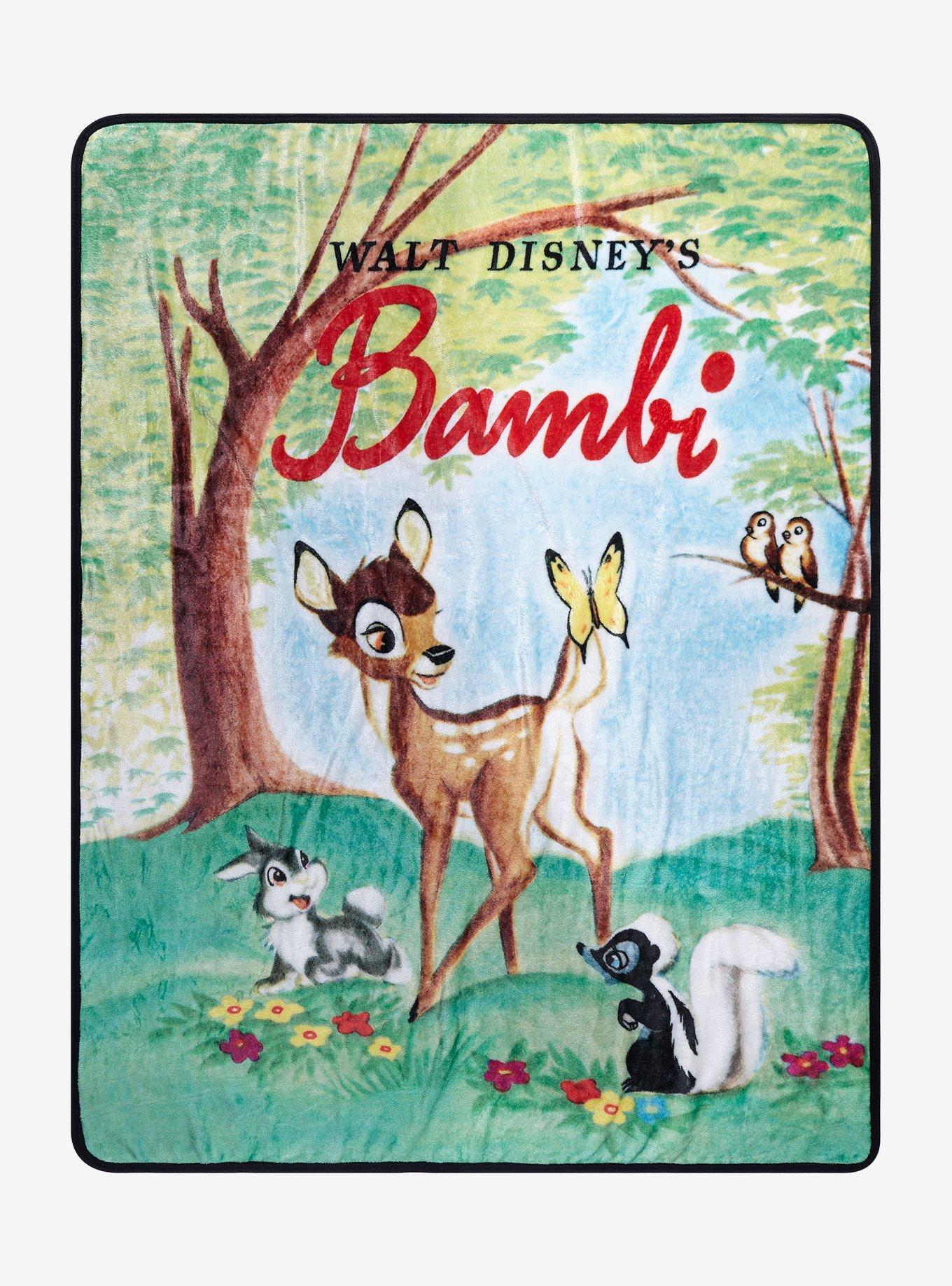 Disney Bambi Forest Friends Throw Blanket Hot Topic