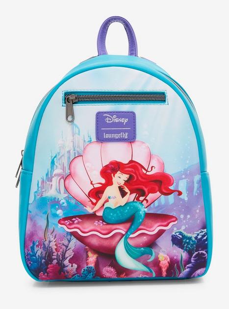 Loungefly Disney The Little Mermaid Ariel Shell Mini Backpack | Hot Topic