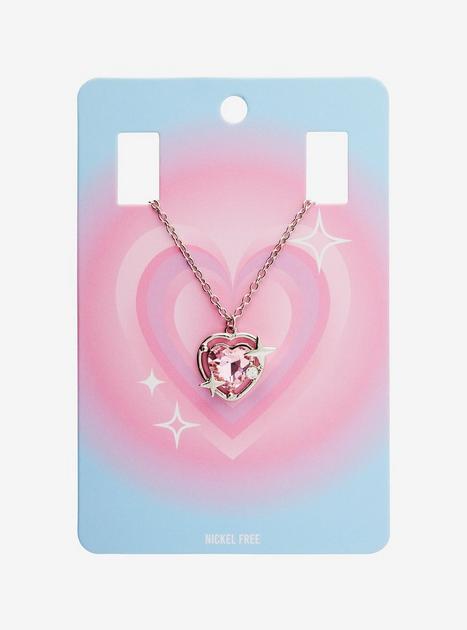 Pink Heart Star Necklace | Hot Topic