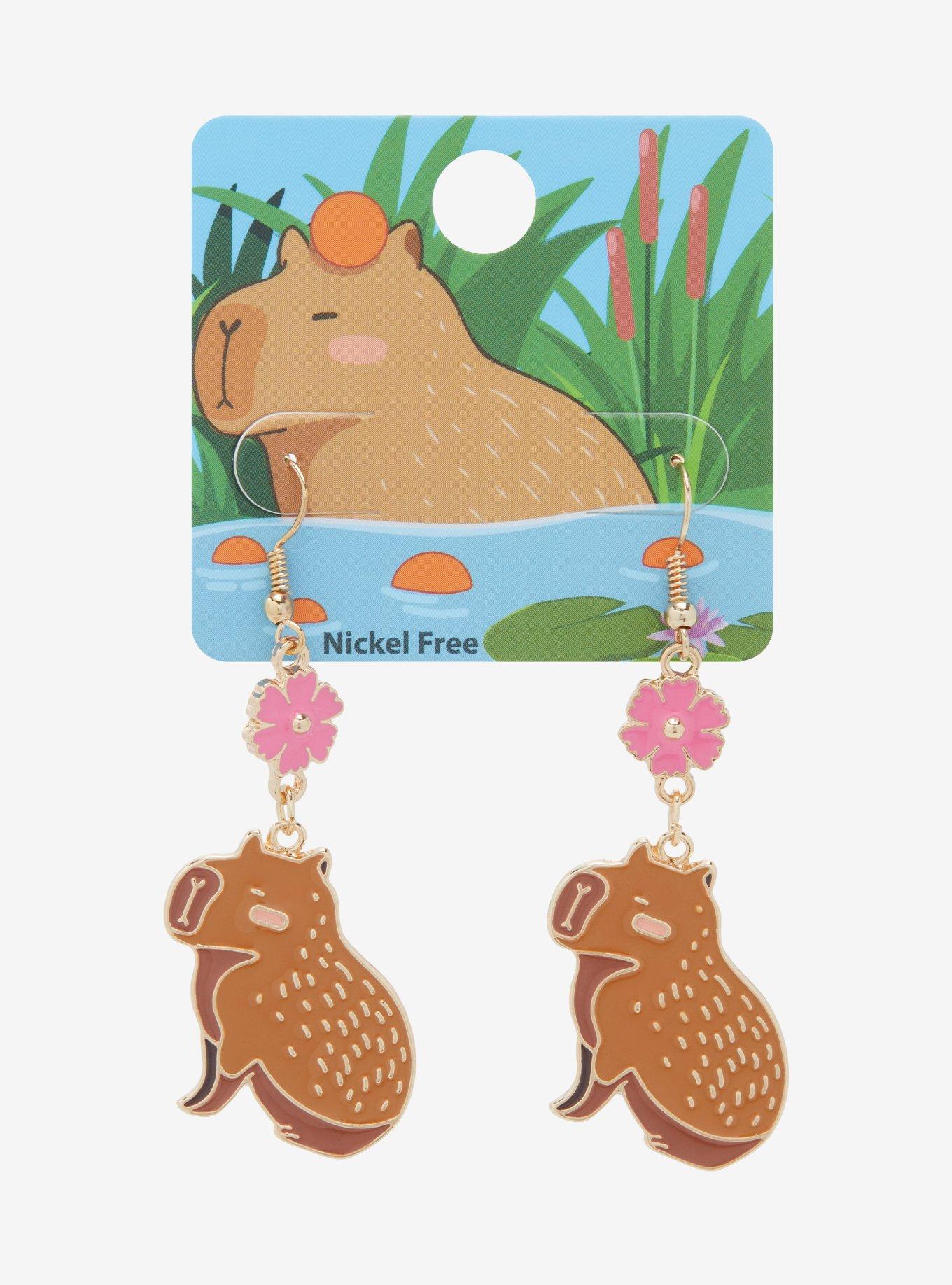 Capybara Flower Earrings | Hot Topic