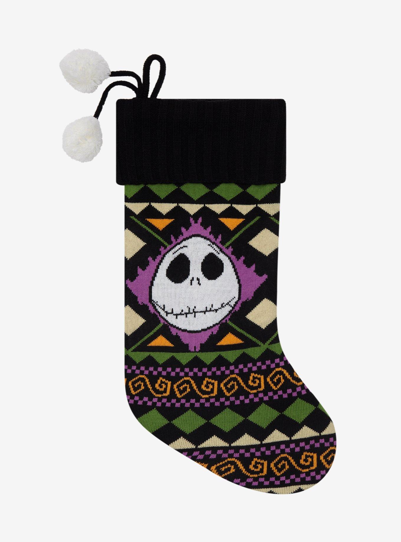 The Nightmare Before Christmas Jack Knit Stocking | Hot Topic