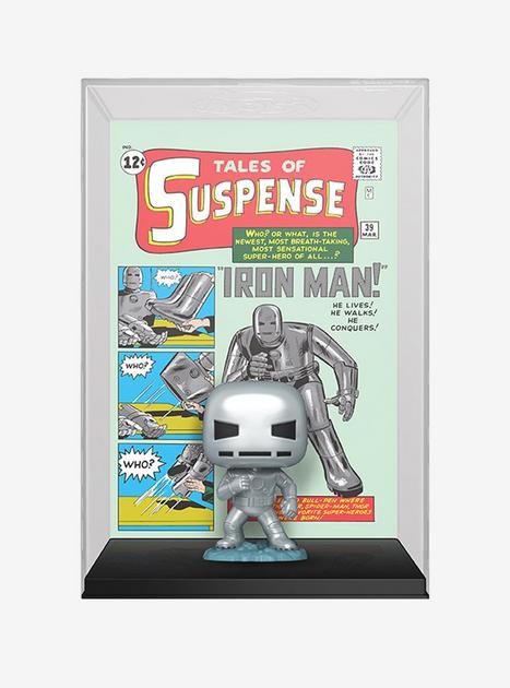 Funko Pop! Comic Covers Marvel Tales of Suspense 39 Iron Man Vinyl ...