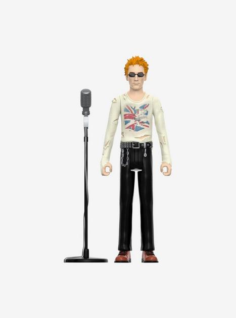 Super7 Reaction Sex Pistols Johnny Rotten Action Figure Hot Topic