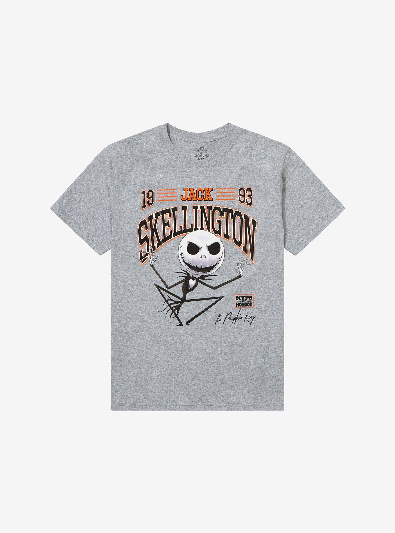 The Nightmare Before Christmas Jack 1993 Varsity T-Shirt | Hot Topic