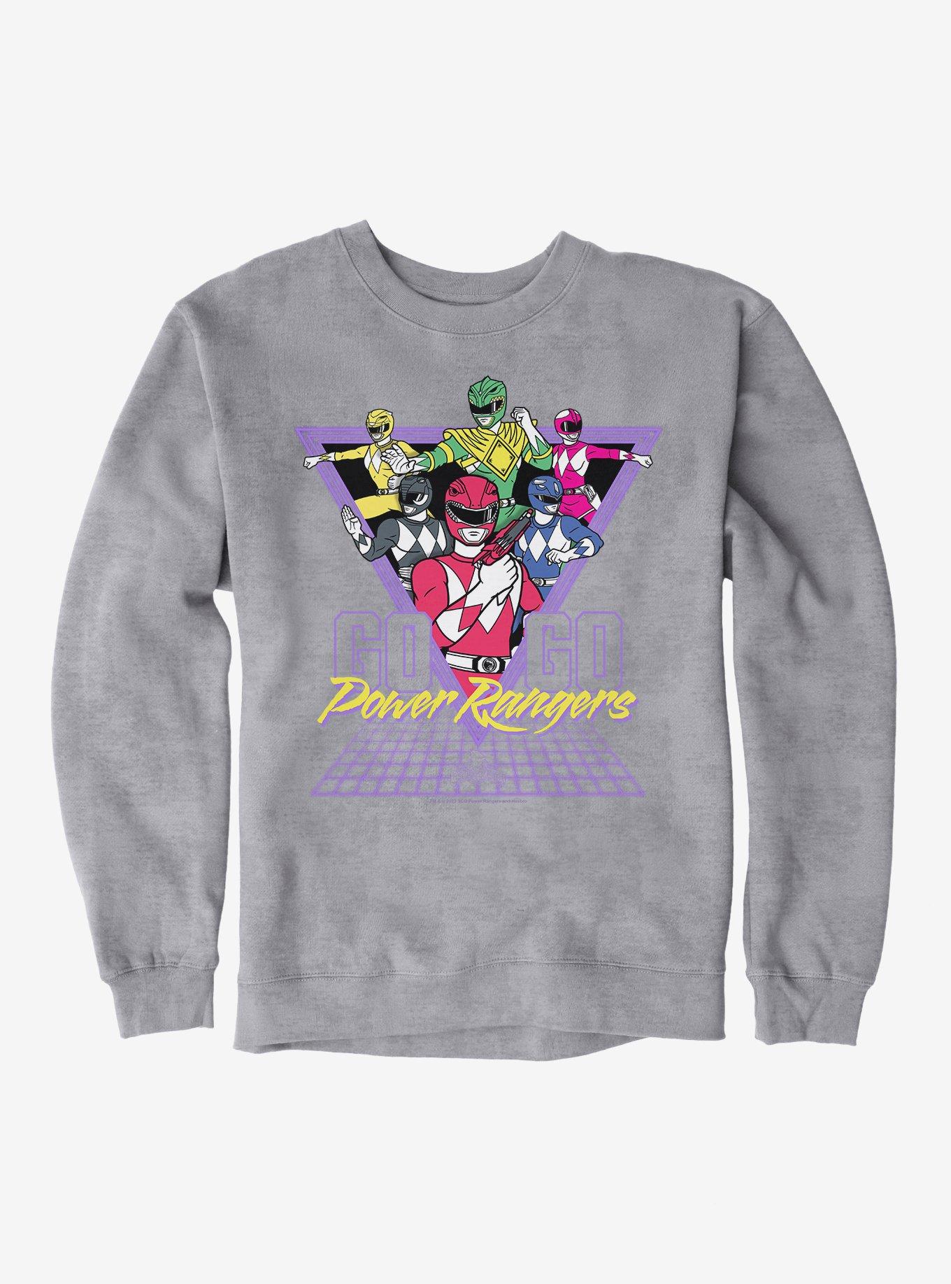 Mighty Morphin Power Rangers Go Go Power Rangers Retro Sweatshirt | Hot ...
