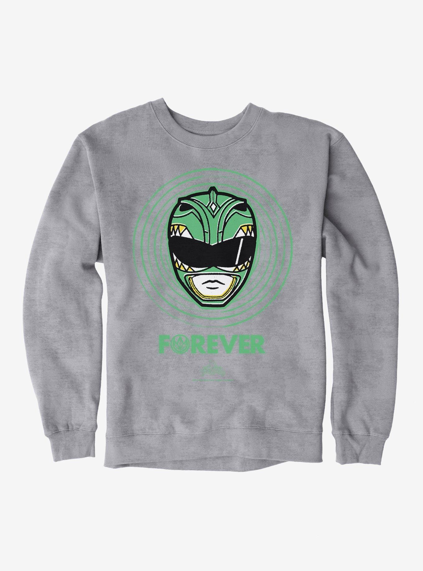 Hot Topic Mighty Morphin Power Rangers Green Ranger Forever Sweatshirt ...