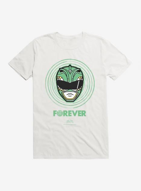 Mighty Morphin Power Rangers Green Ranger Forever T-Shirt - WHITE | Hot ...