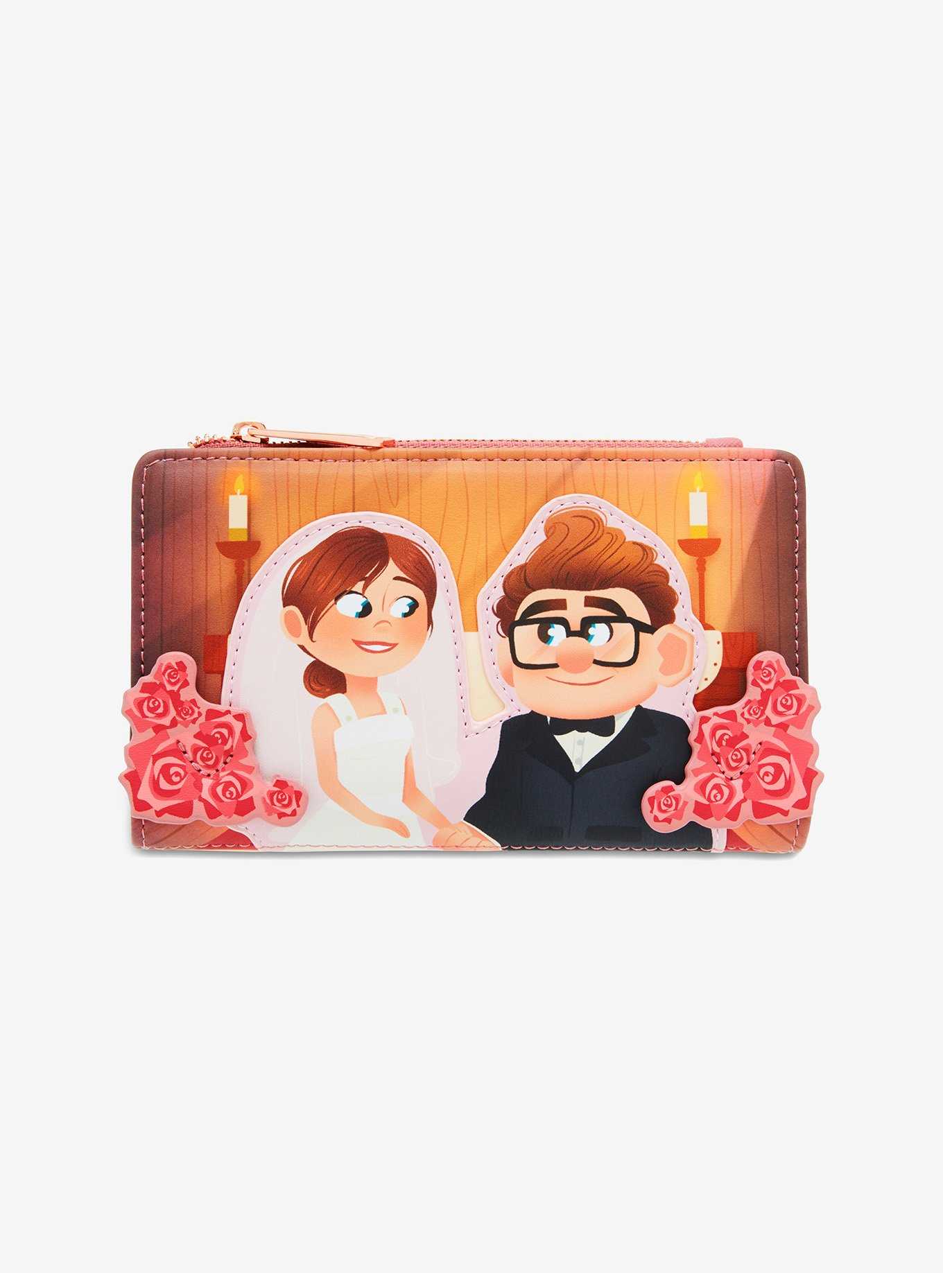 Loungefly Disney Pixar Up Carl & Ellie Wedding Scene Wallet - BoxLunch ...