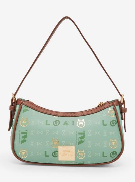 Marvel Loki TVA Logo Allover Print Shoulder Bag - BoxLunch Exclusive ...