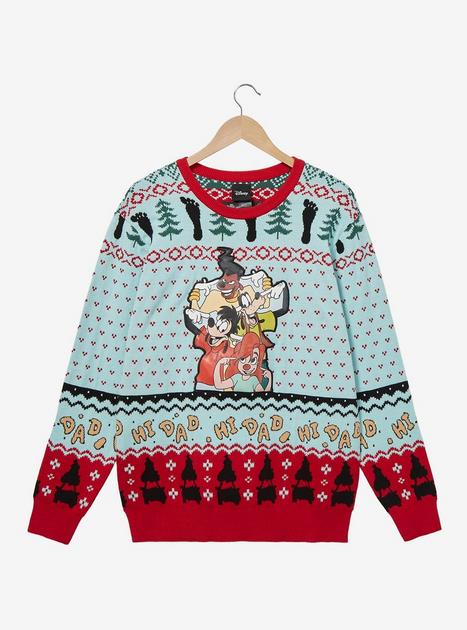 Disney A Goofy Movie Group Portrait Holiday Sweater - BoxLunch ...