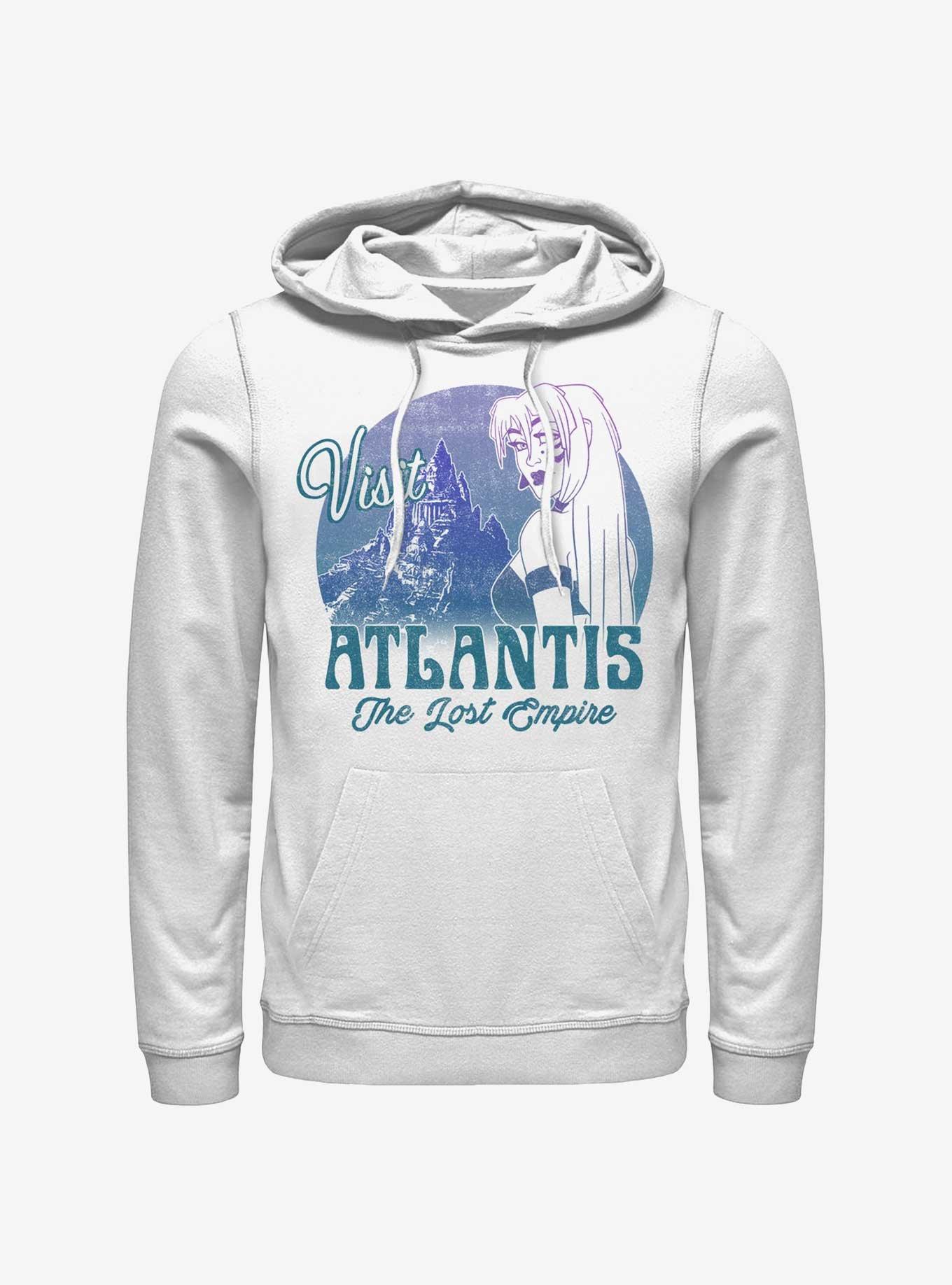 Disney Atlantis: The Lost Empire Visit Atlantis Hoodie - WHITE | Hot Topic