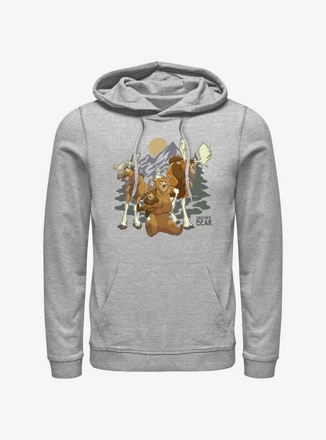 Disney Brother Bear Rutt and Tuke Moose Brothers Hoodie - GREY | Hot Topic