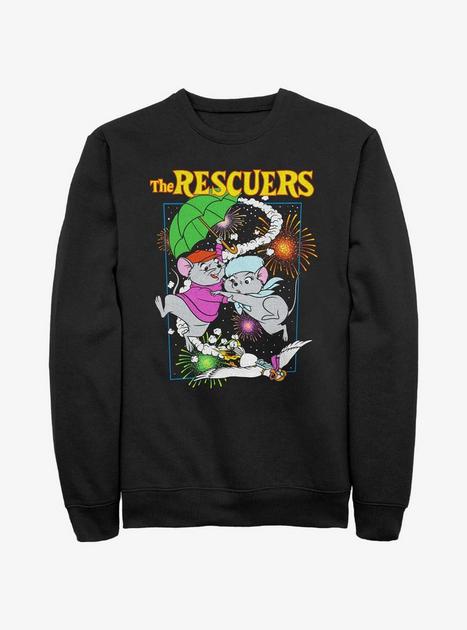 Disney The Rescuers Down Under Fireworks Sweatshirt - BLACK | Hot Topic