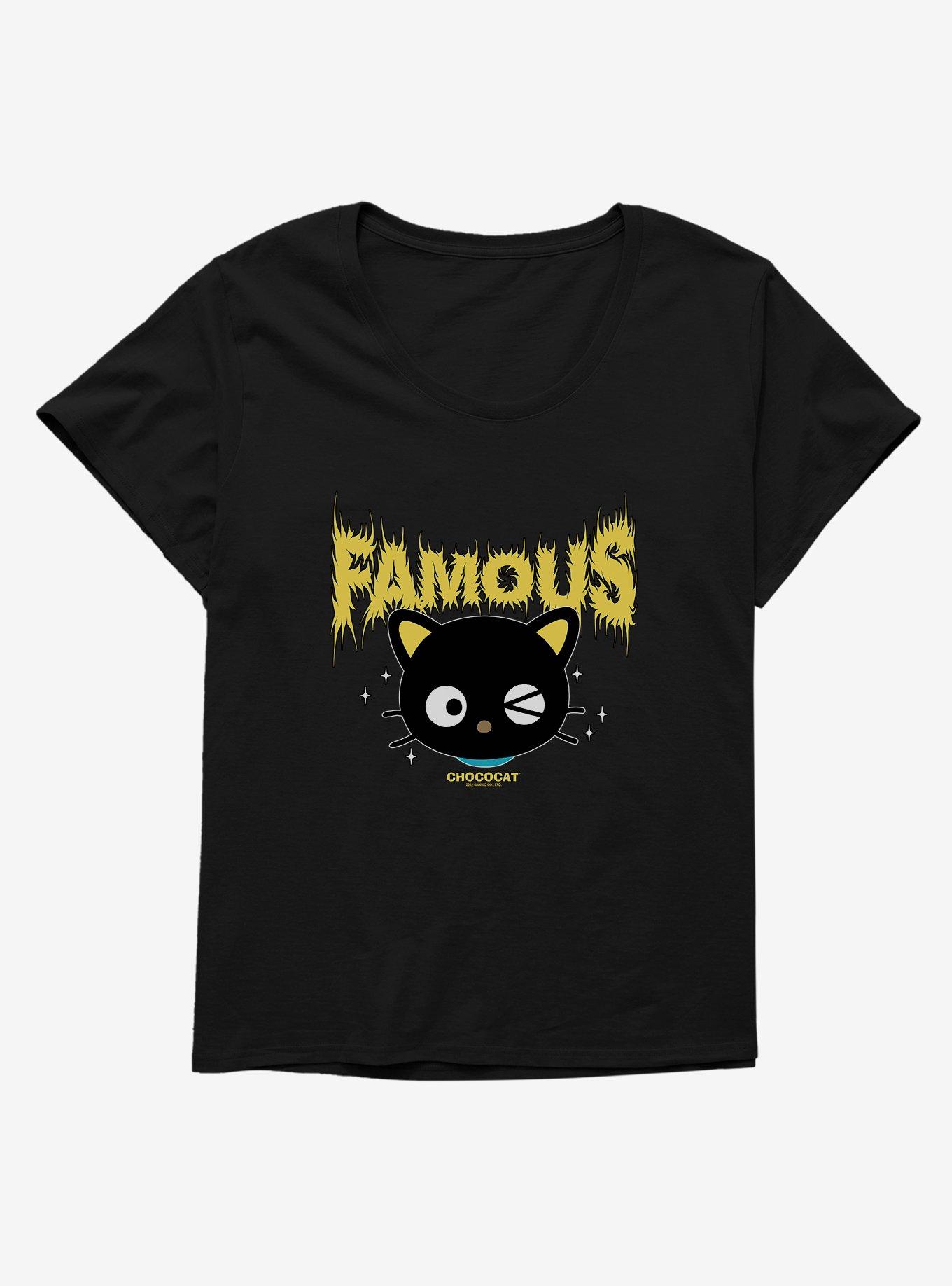 Chococat Famous Metal Font Womens T-Shirt Plus Size | BoxLunch