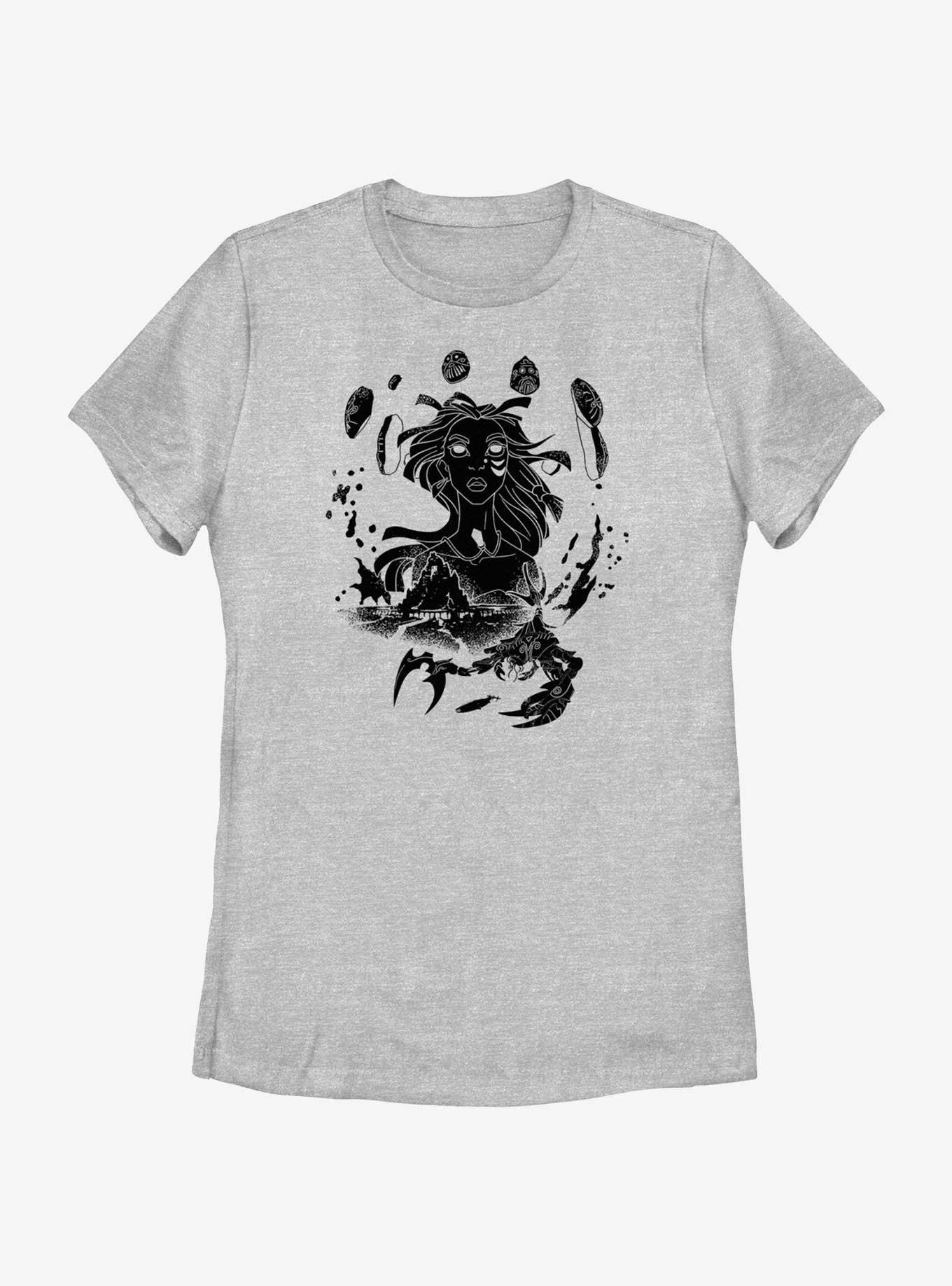 Disney Atlantis: The Lost Empire Kida Heart of Atlantis Womens T-Shirt ...