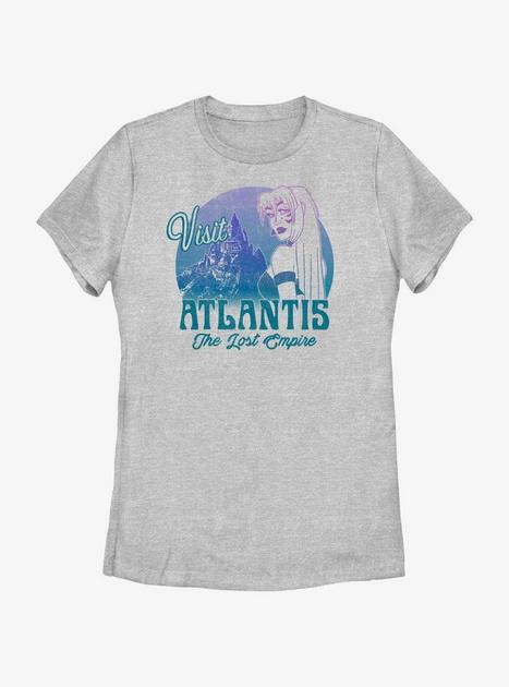 Disney Atlantis: The Lost Empire Visit Atlantis Womens T-Shirt - GREY ...