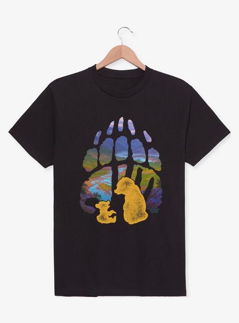 Disney Brother Bear Pawprint T-Shirt - BLACK | BoxLunch