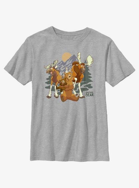 Disney Brother Bear Rutt and Tuke Moose Brothers Youth T-Shirt - GREY ...