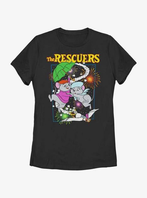 Disney The Rescuers Down Under Fireworks Womens T-Shirt - BLACK | BoxLunch