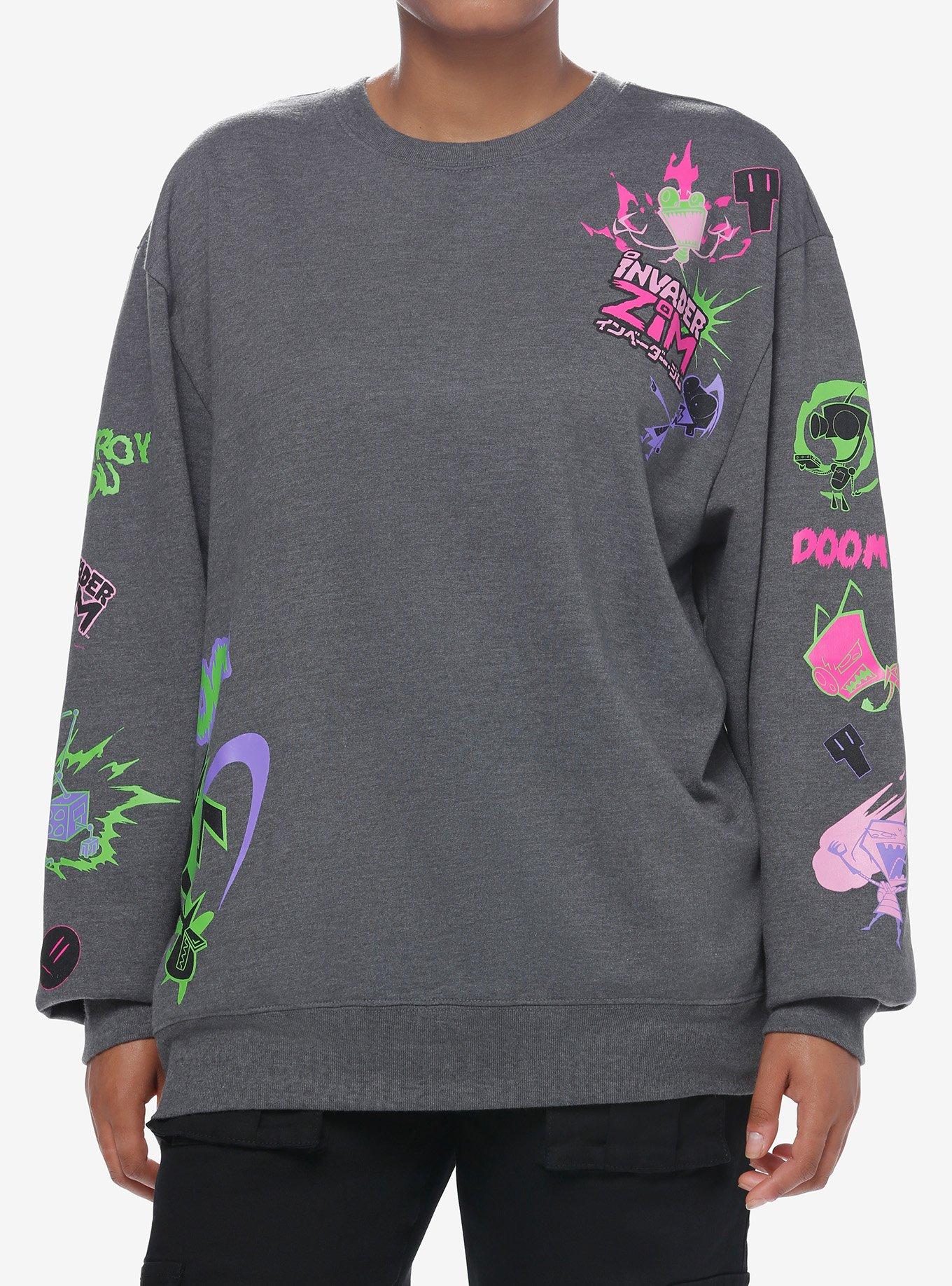 Invader Zim Icons Girls Sweatshirt | Hot Topic
