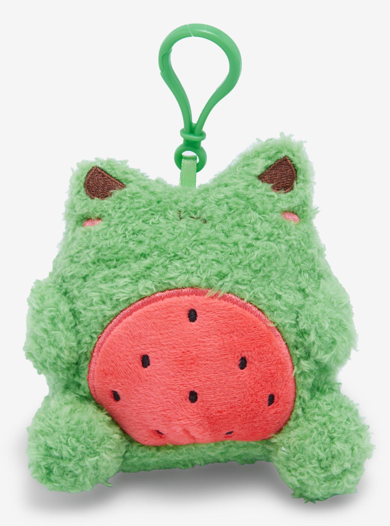 Cuddle Barn Watermelon Frog Plush Keychain | BoxLunch