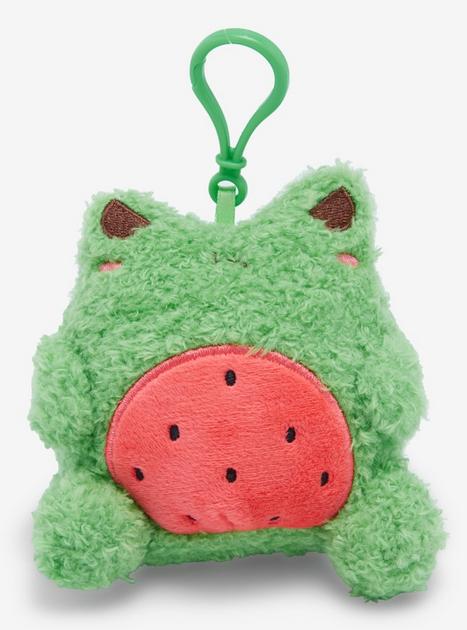 Cuddle Barn Watermelon Frog Plush Keychain | BoxLunch