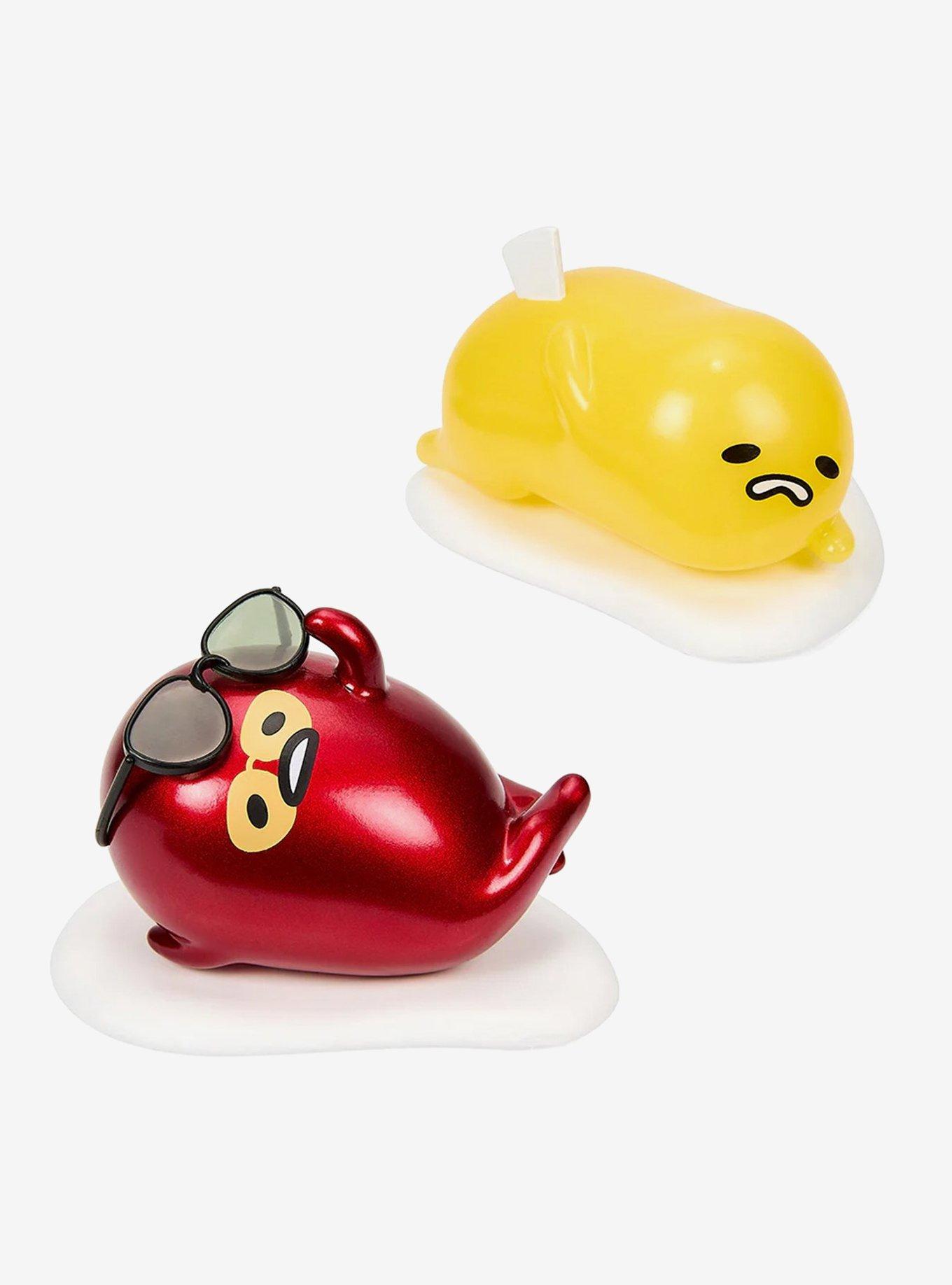 Kidrobot Sanrio Gudetama Life is Pain Glow-in-the-Dark Figure Set ...