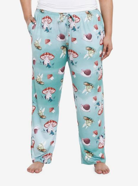 Fairy Frog Mushroom Pajama Pants Plus Size | Hot Topic