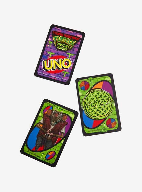 Uno: Teenage Mutant Ninja Turtles Mutant Mayhem Edition Card Game ...