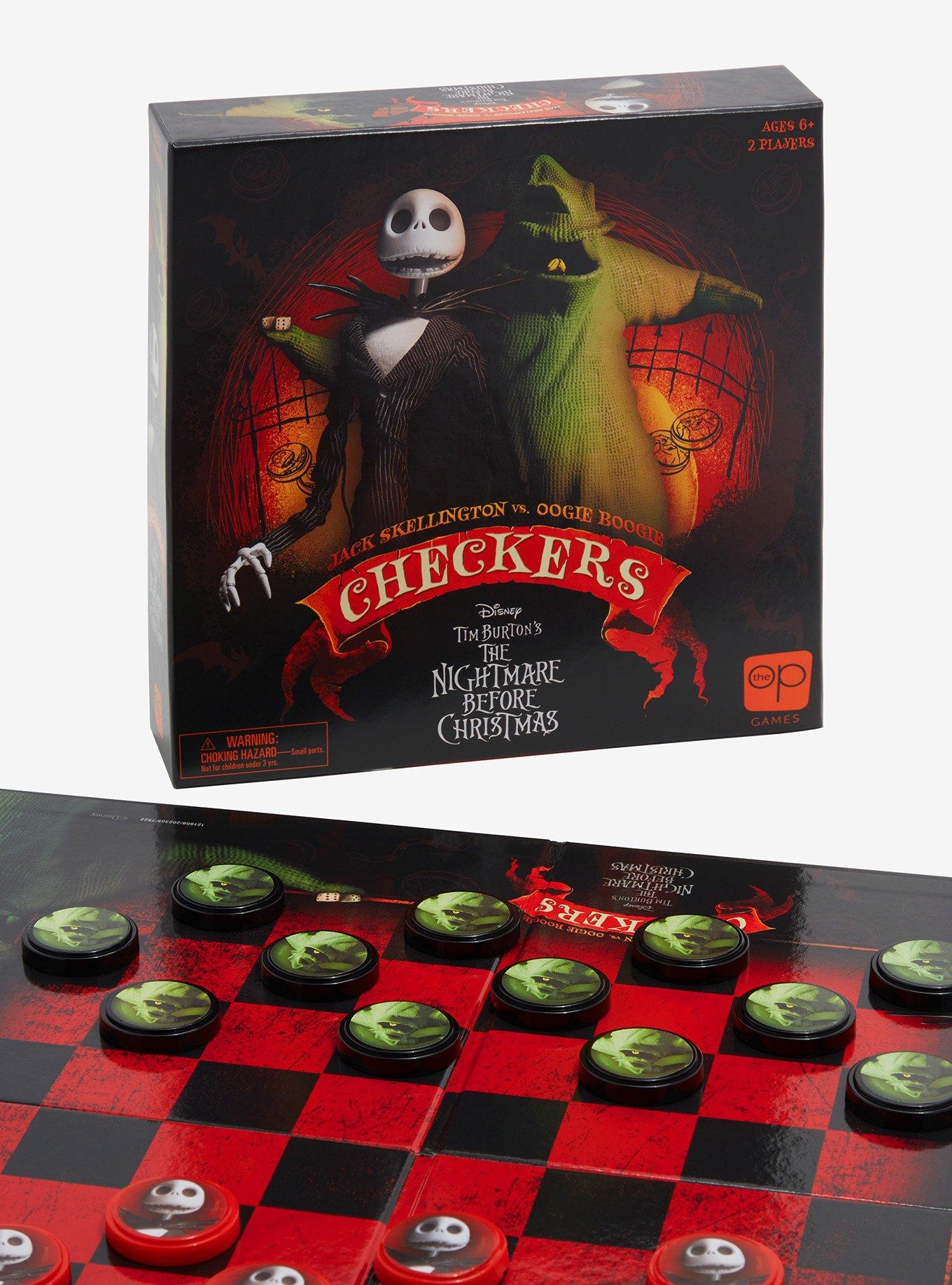 Disney The Nightmare Before Christmas Checkers Board Game | BoxLunch