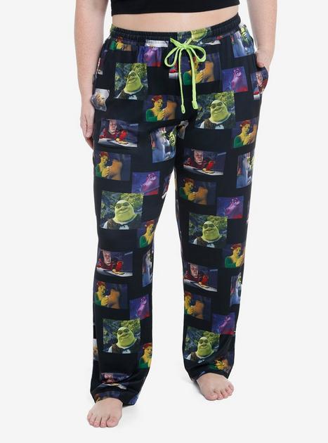 Shrek Film Scenes Girls Pajama Pants Plus Size | Hot Topic