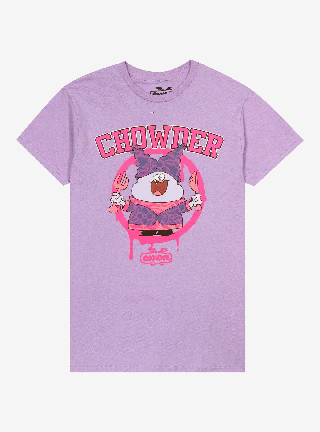 Chowder Portrait Pastel Boyfriend Fit Girls T-Shirt | Hot Topic