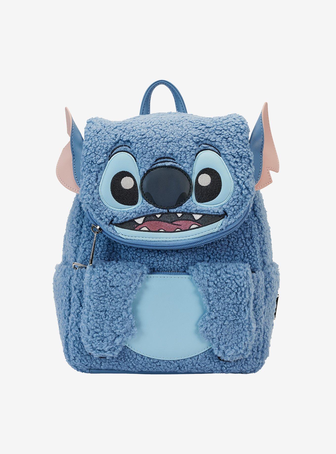 Loungefly Disney Lilo & Stitch Fluffy Stitch Figural Mini Backpack ...
