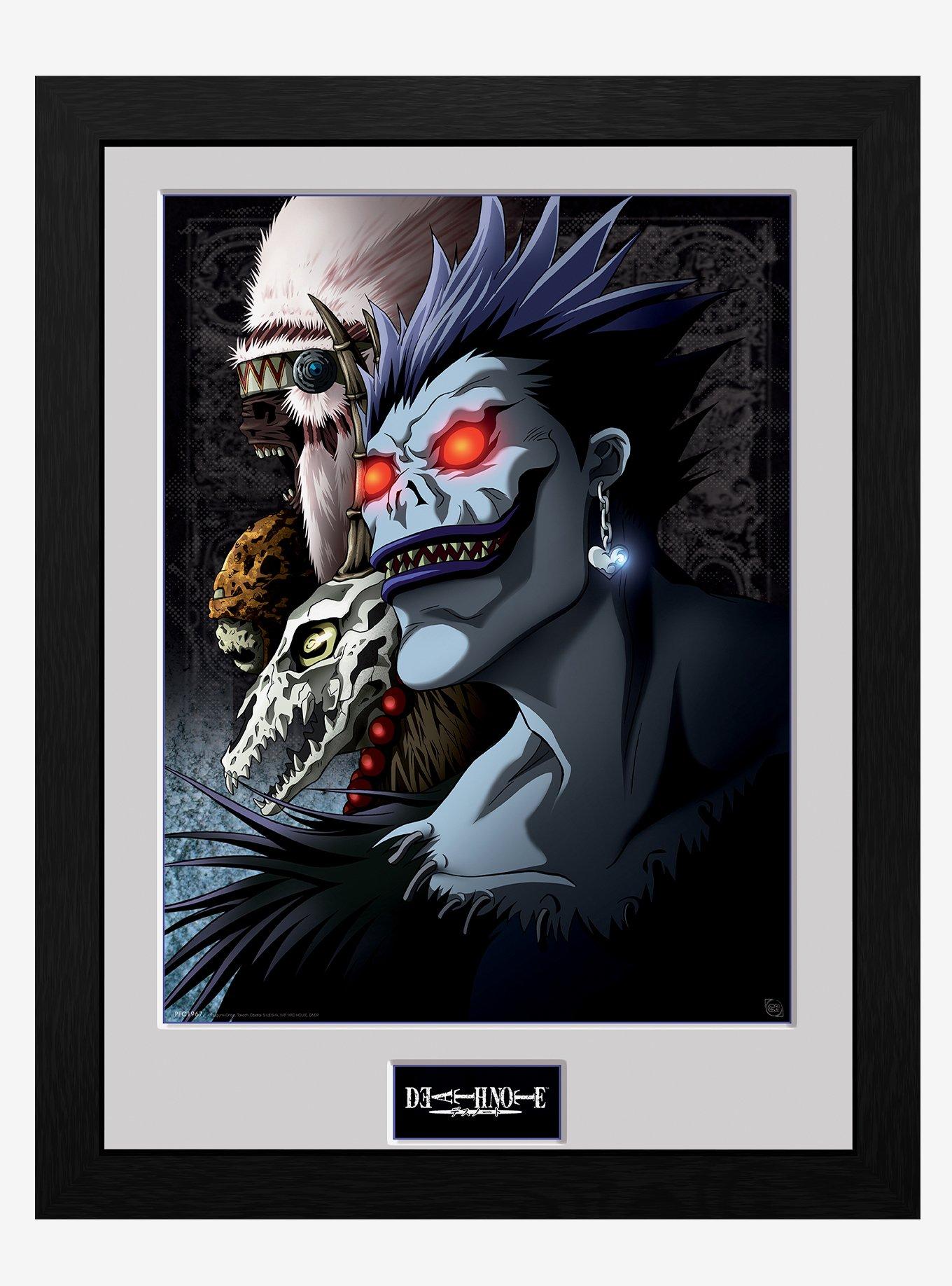 Death Note Framed Poster Shinigami | Hot Topic