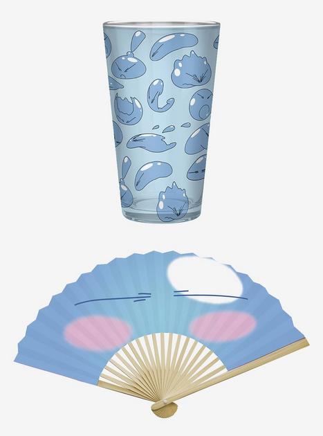 That Time I Got Reincarnated as a Slime Glass and Fan Set | Hot Topic