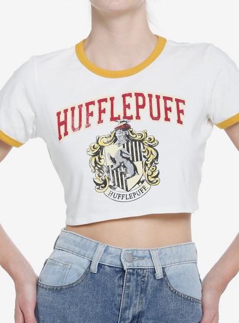 Harry Potter Hufflepuff Vintage Ringer Girls Baby T-Shirt | Hot Topic