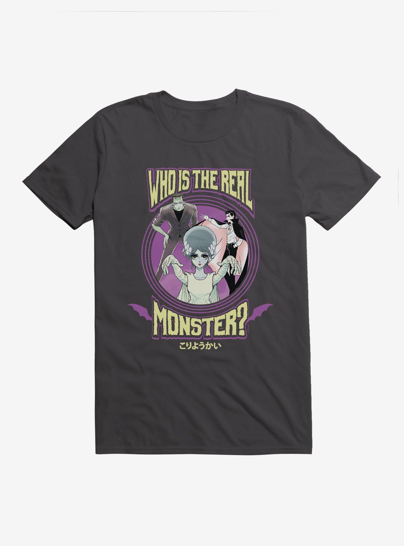 Universal Anime Monsters Real Monster Trio T-Shirt - GREY | BoxLunch