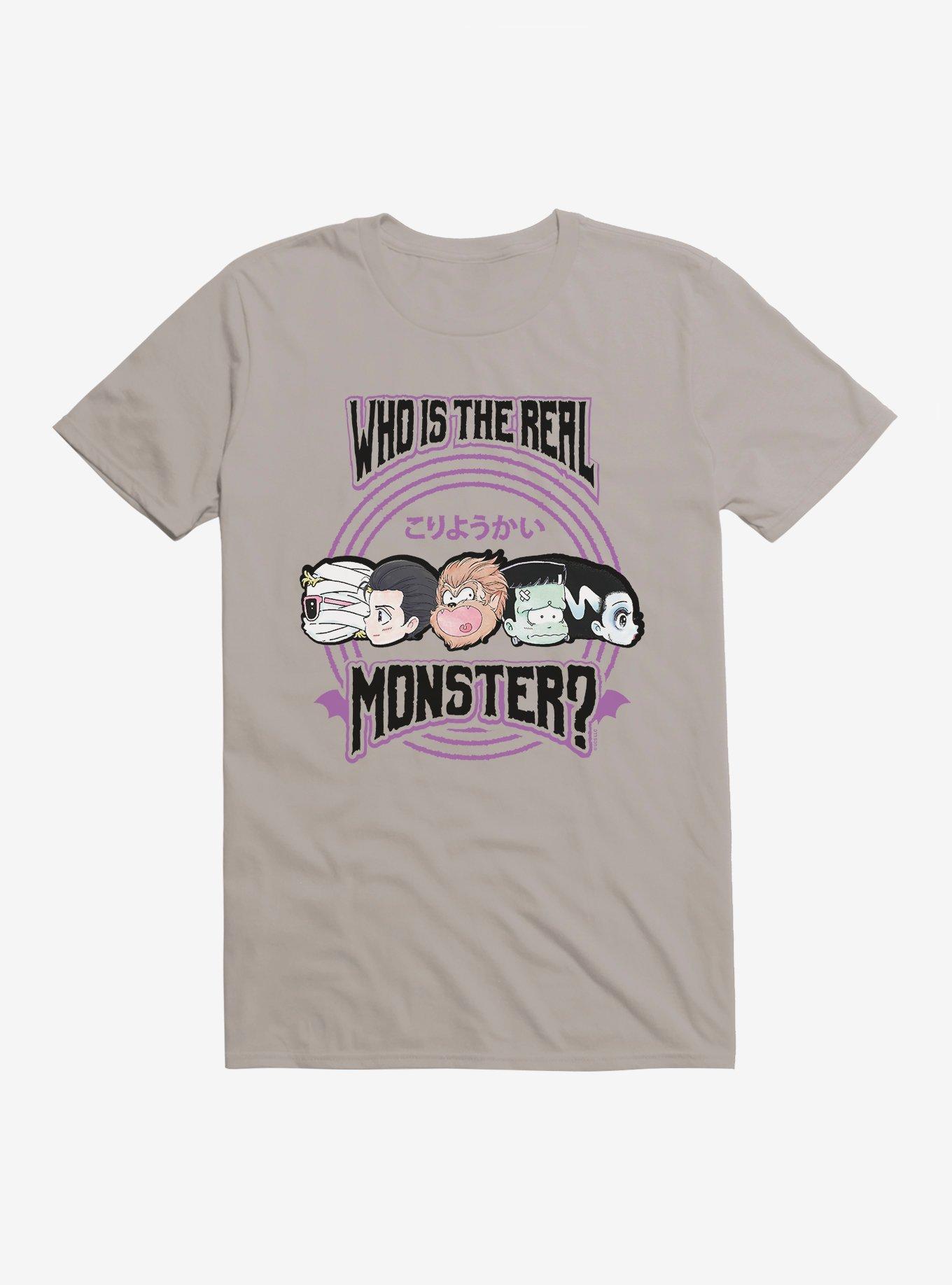 Universal Anime Monsters The Real Monster Lineup T-Shirt - GREY | BoxLunch