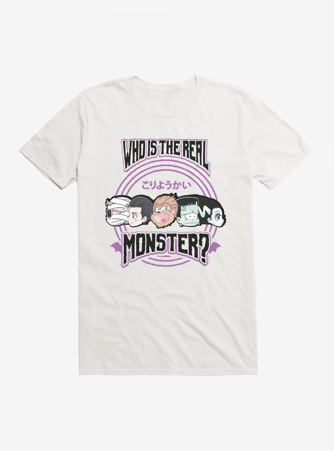 Universal Anime Monsters The Real Monster Lineup T-Shirt - WHITE | BoxLunch