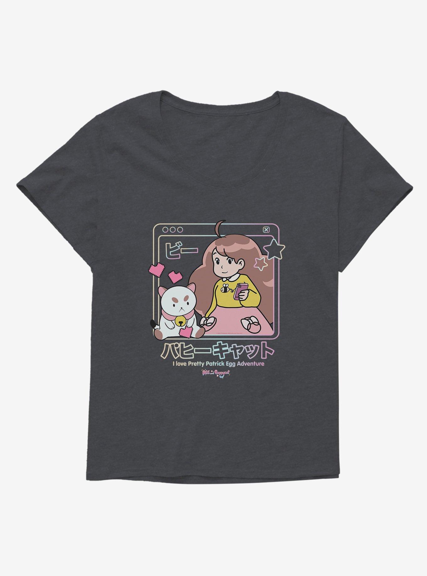 Bee And Puppycat Pretty Patrick Egg Adventure Girls T-Shirt Plus Size ...