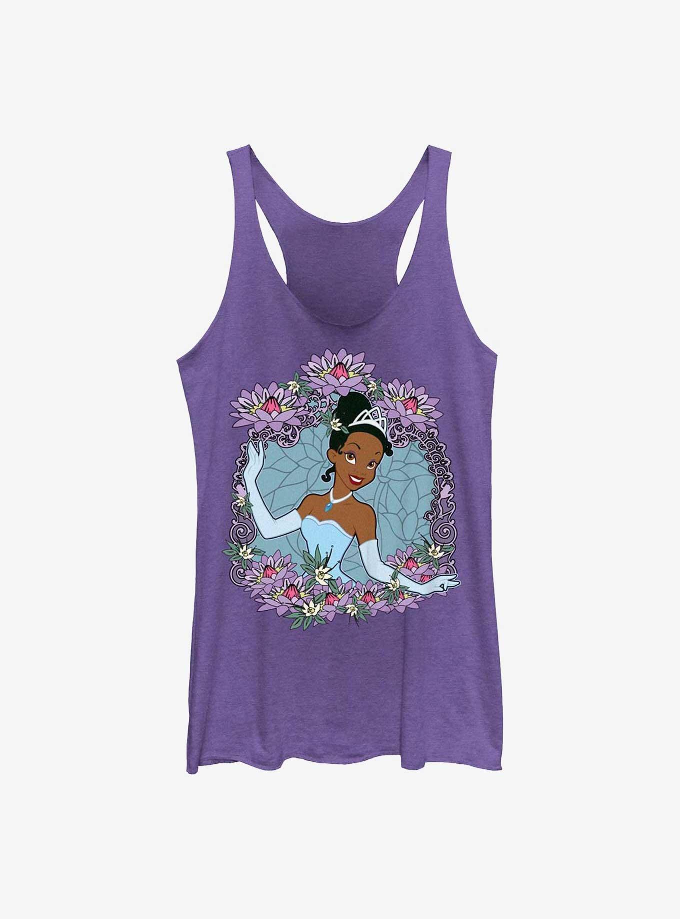 Disney Princess And The Frog Tiana Love Womens Tank Top - PURPLE | BoxLunch