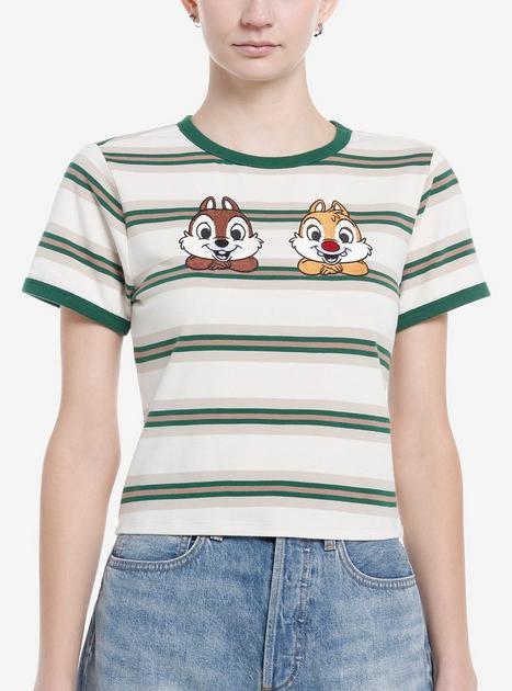 Disney Chip 'N' Dale Stripe Girls Baby Ringer T-Shirt | Hot Topic